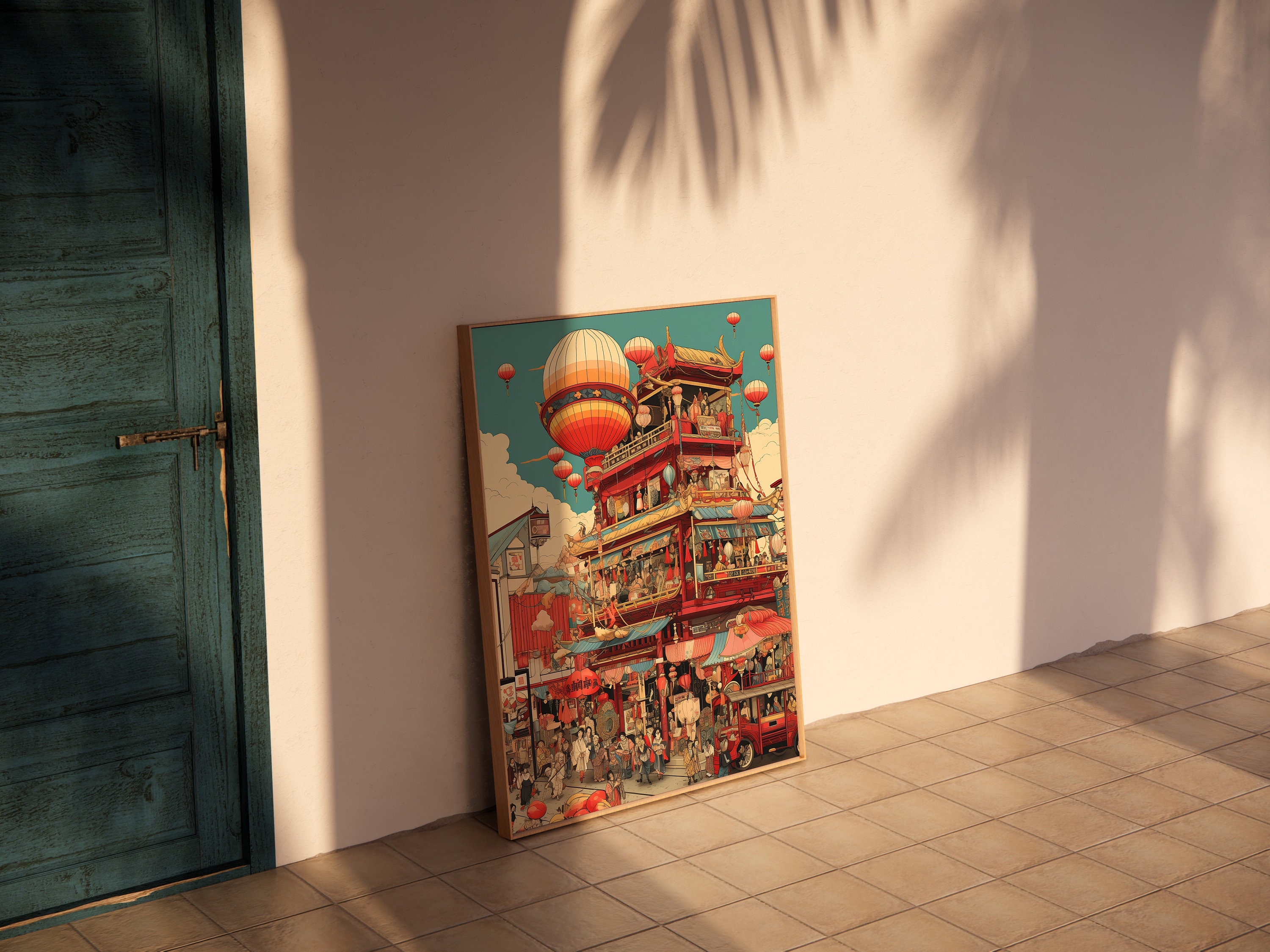 Japanese Anime Print Studio Ghibli Inspired Art Fantasy - Etsy