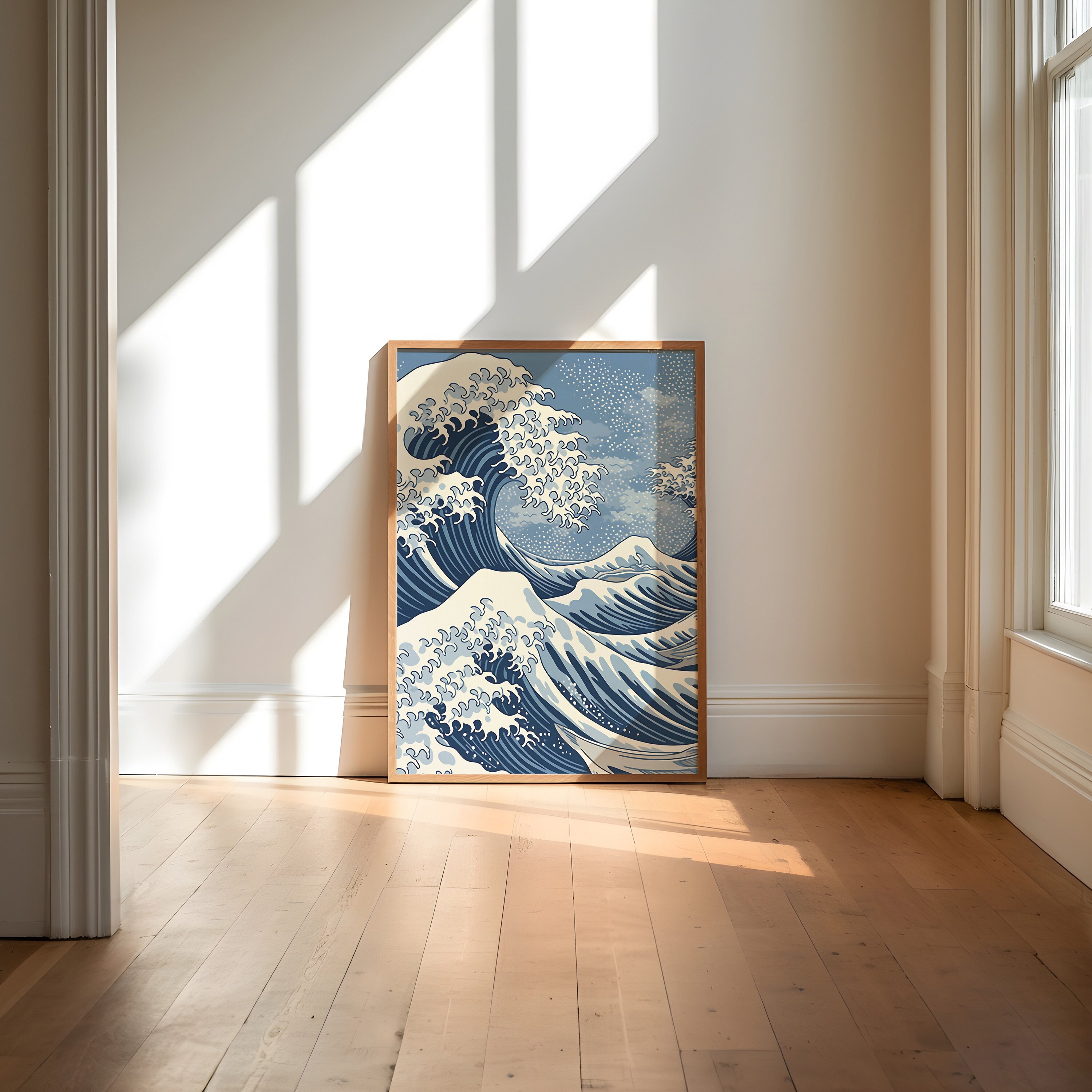 Great Wave off Kanagawa Homage Art Japanese Print - Etsy