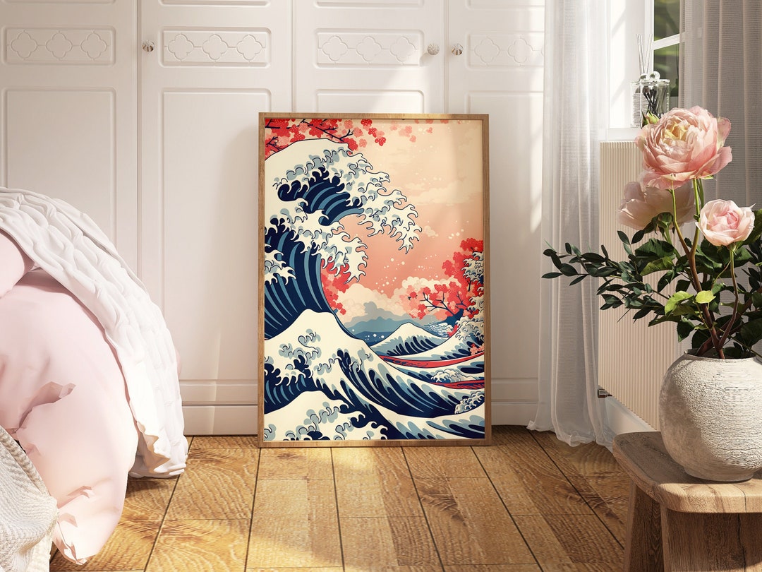 The Great Wave off Kanagawa Print | Japanese Print | Katsushika Hokusai ...