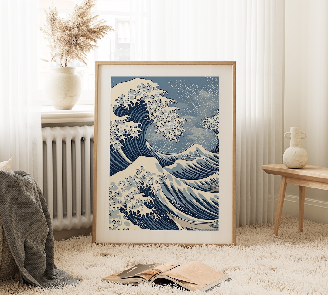 Great Wave off Kanagawa Homage Art | Japanese Print | Katsushika ...