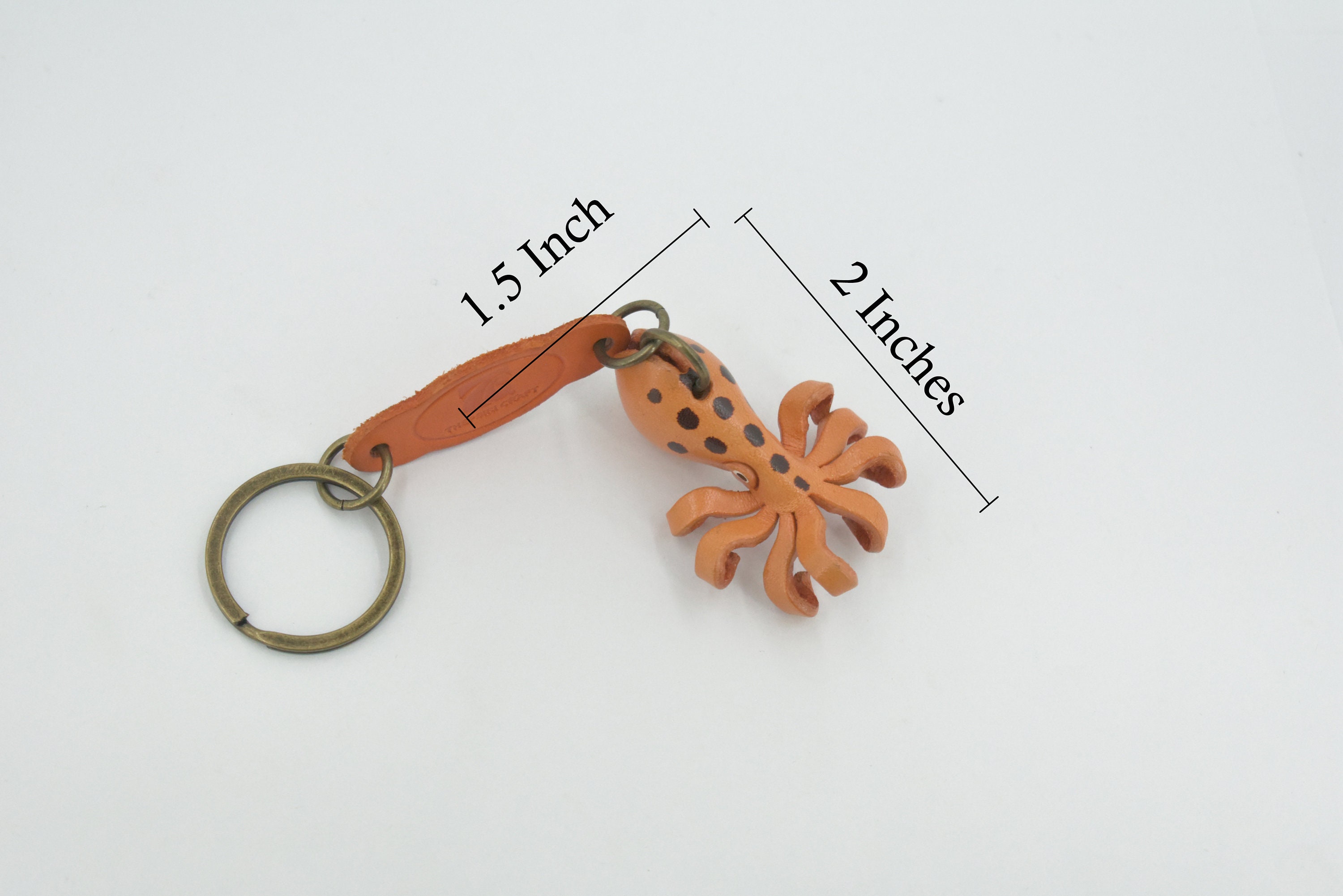 Octopus, Key Chain, Leather, Marine Mollusk, Octopod, Octopi, Brown ...