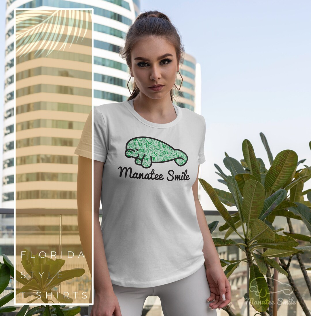 Manatee Shirt, Florida Vibes, Trendy Shirt, Preppy Clothes, Indie Retro ...