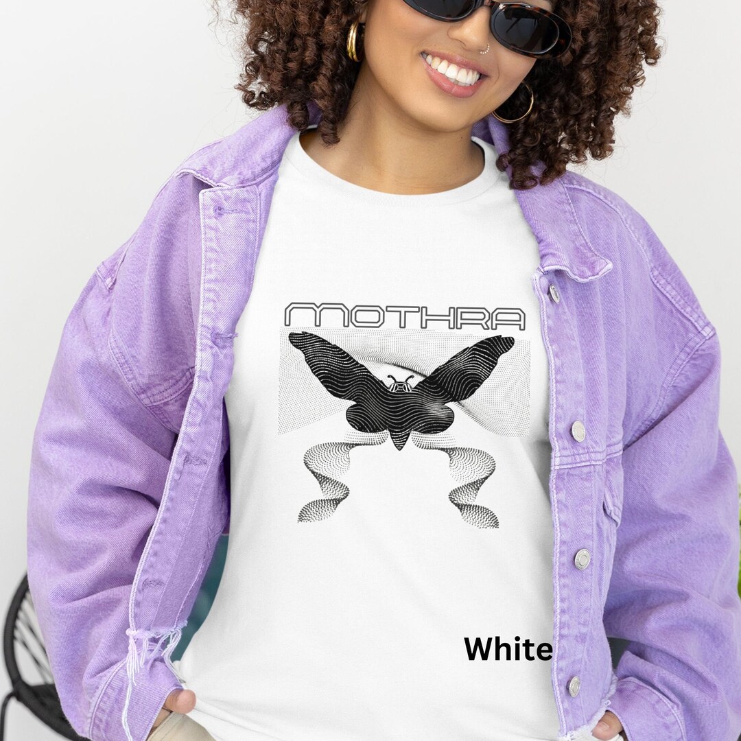 Mothra T-shirt: Godzilla's Boss, Techy Minimalist Design - Etsy