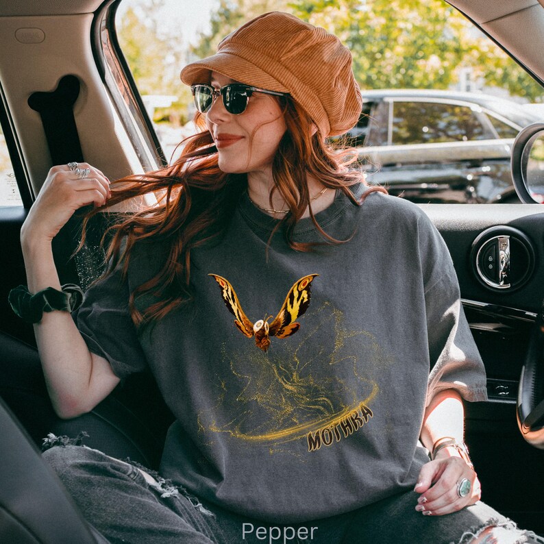 Mothra Golden Comfort Colors Tshirt, Gift for Mothra Afficianados, Gift ...