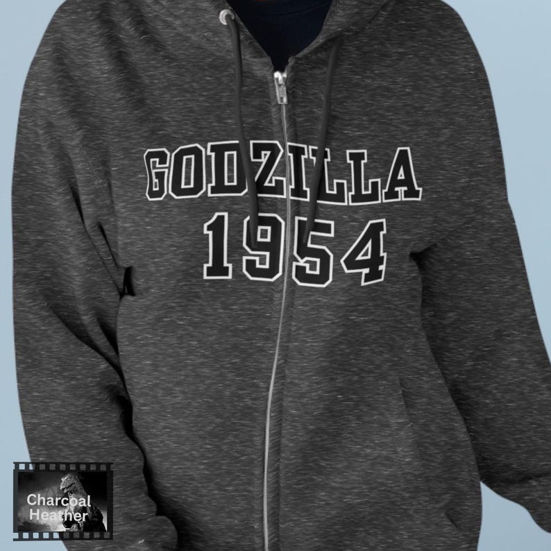 Godzilla 1954 First Film Graduation Zip Hoodie - Etsy