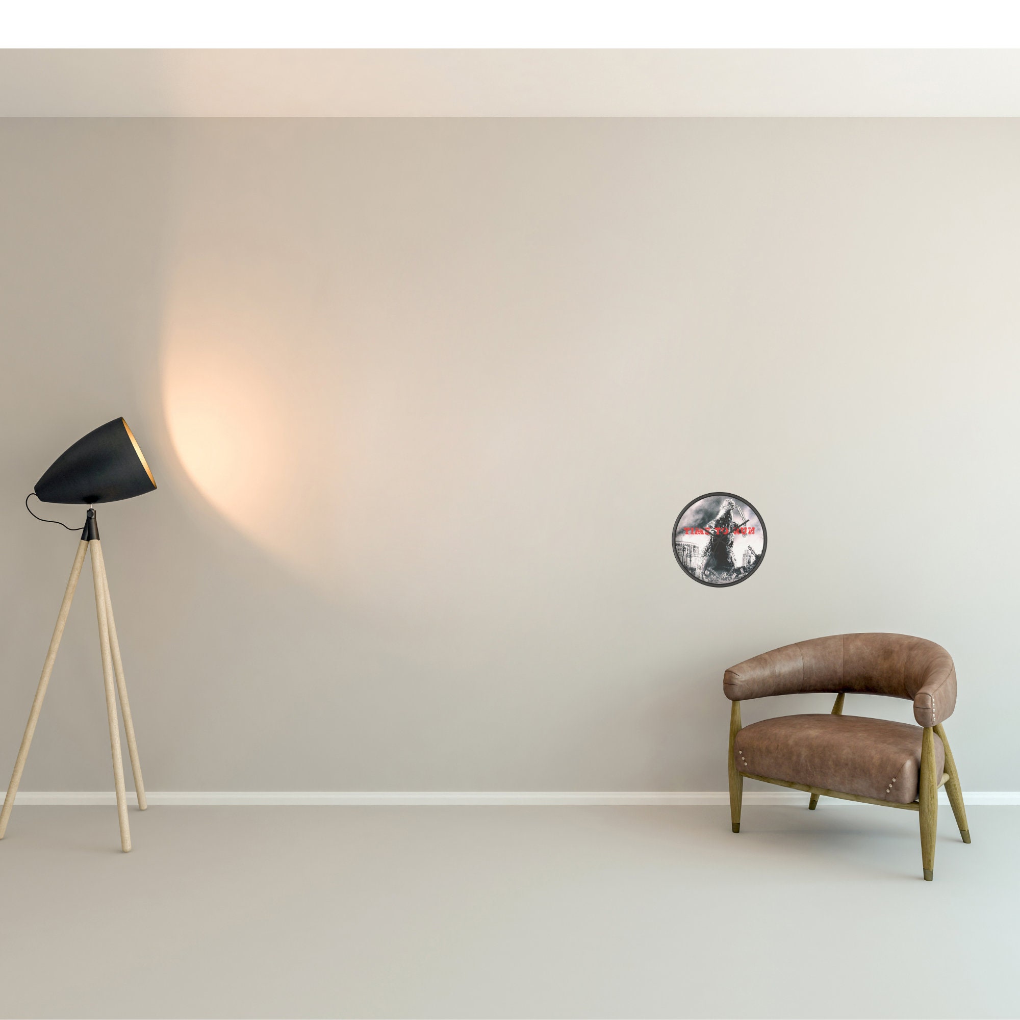 Vintage Godzilla Wall Clock, Gift for Anyone, Gift for Godzilla Movie ...