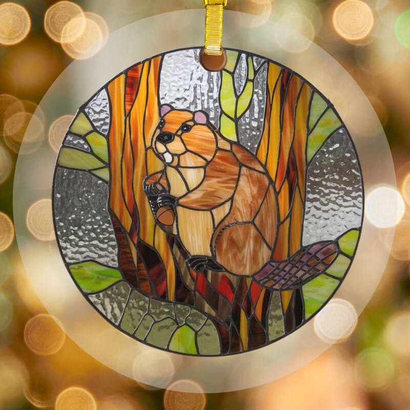 Beaver Ornament - Etsy