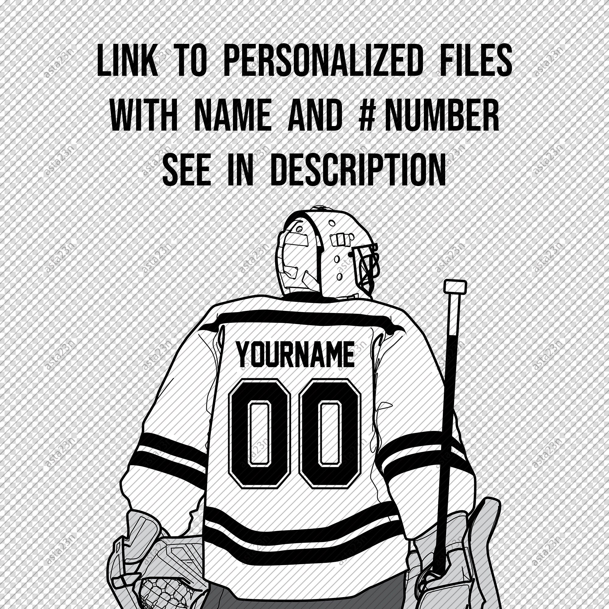 HOCKEY GOALIE From BEHIND, Vector Eps Svg Png Transparent, Goaltender ...