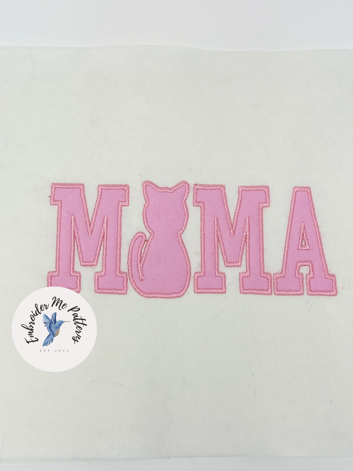 Cat Mom Embroidery Design, Applique Design, Satin Stitch, Dog Mom ...