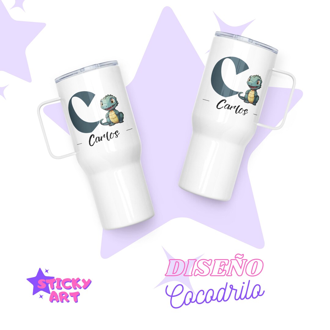 Personalized Thermos With Letter C of Your Name and Composition of Name ...
