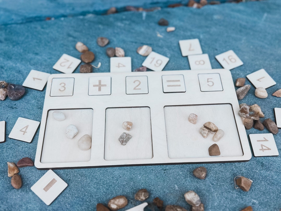 Montessori Math Tray, Hands on Math - Etsy