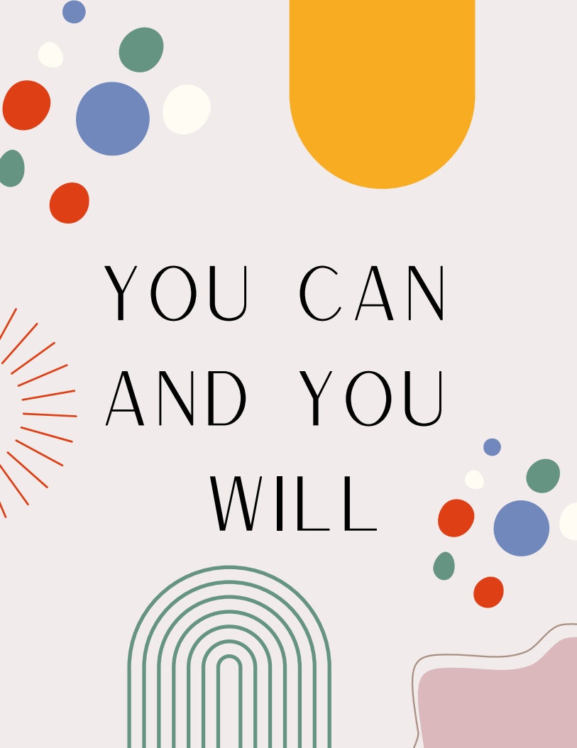 Rainbow Boho Themed Classroom Posters - Etsy