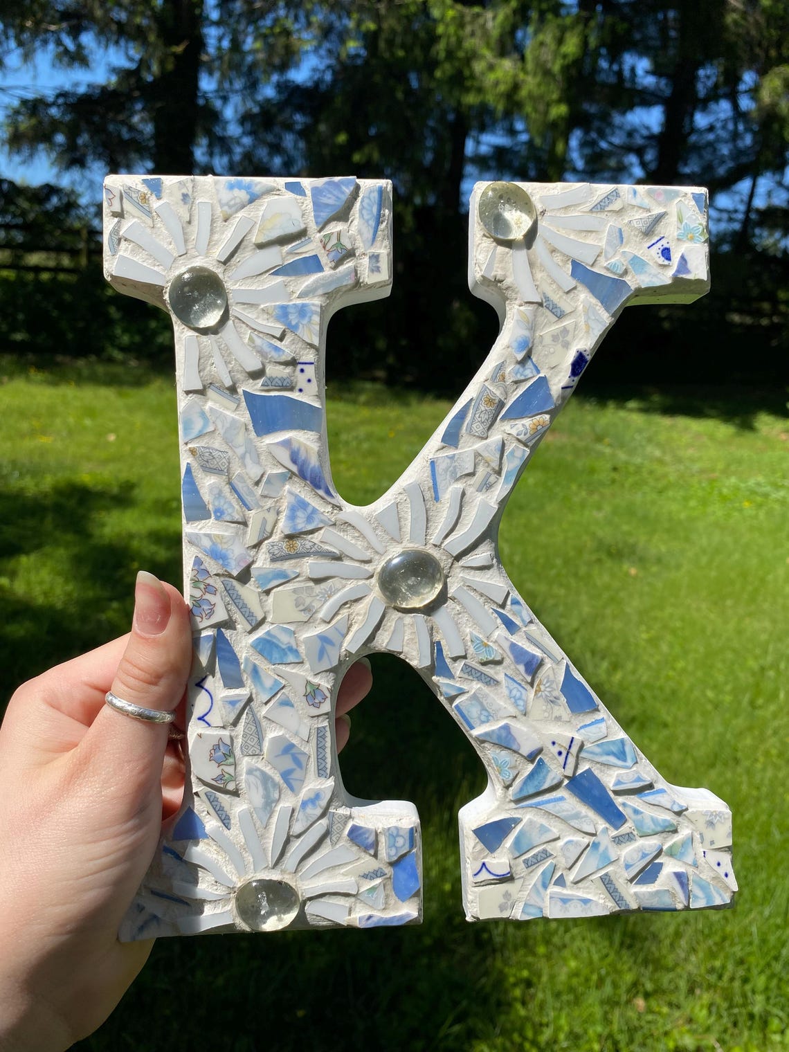 DIY Mosaic Kit | Wooden Hanging Letter | Dorm Room Decoration | Custom ...