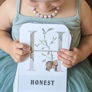 Alphabet Character Traits Cards| Morning Basket Cards| Alphabet Bible ...