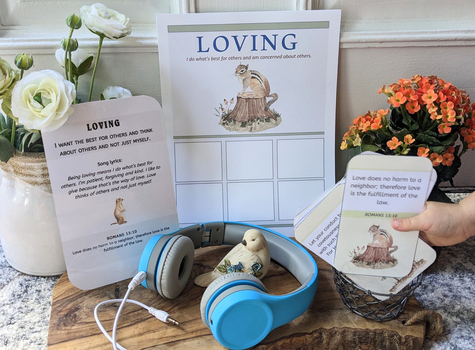 Alphabet Character Traits Cards| Morning Basket Cards| Alphabet Bible ...