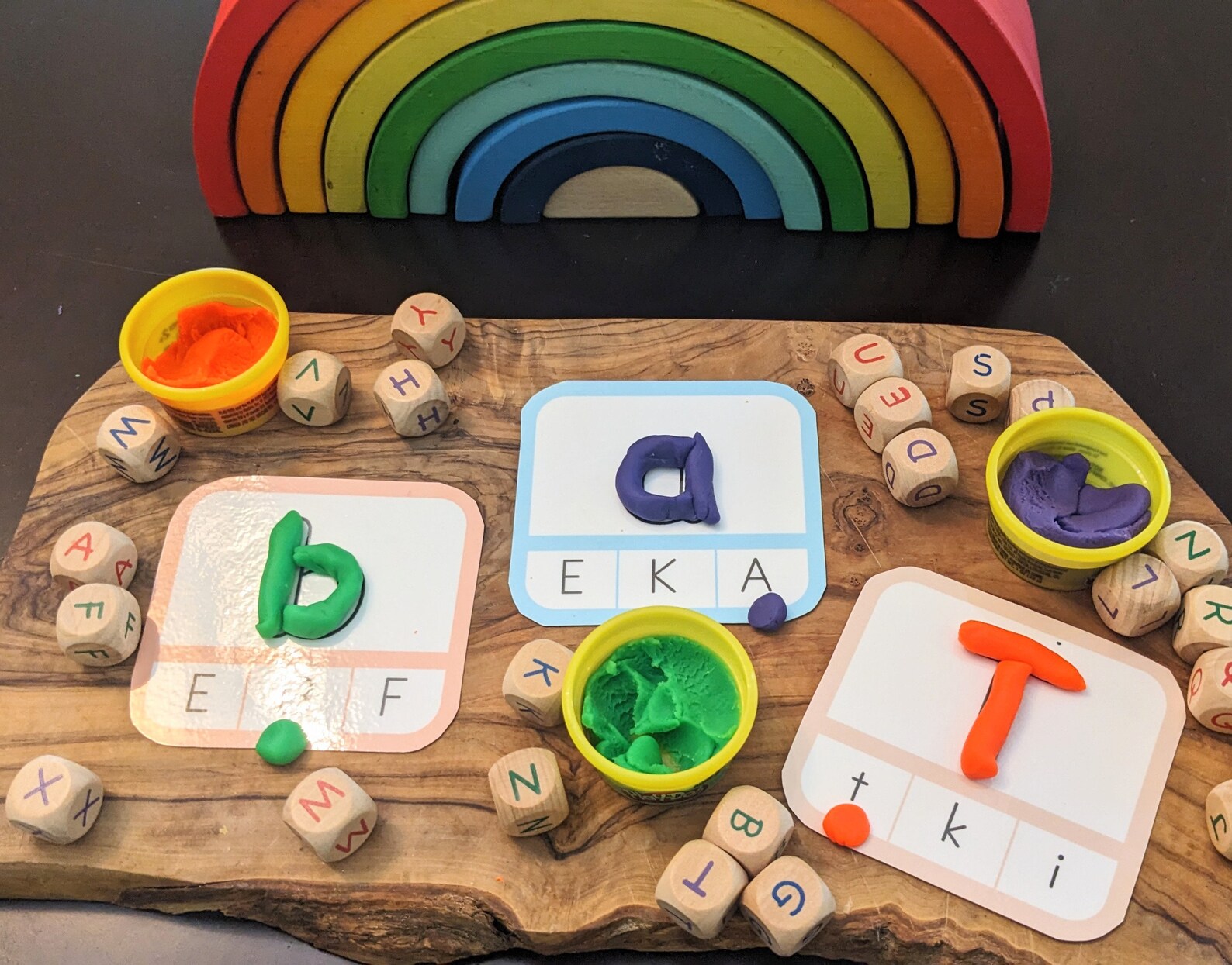 Alphabet Playdough Cards| Alphabet Clip Cards| Preschool Travel ...