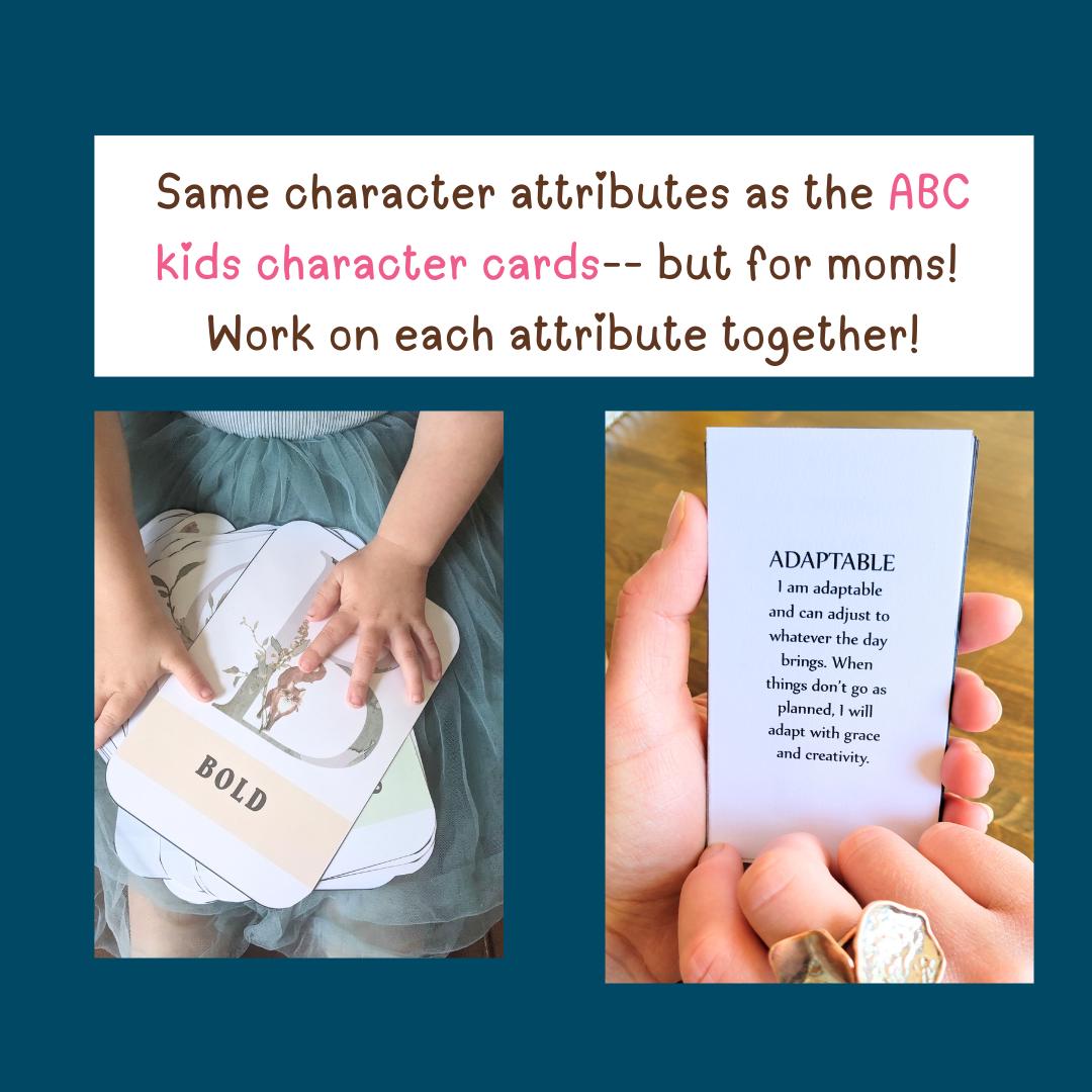 ABC Motherhood Affirmation Cards| Christian Affirmations for Moms ...