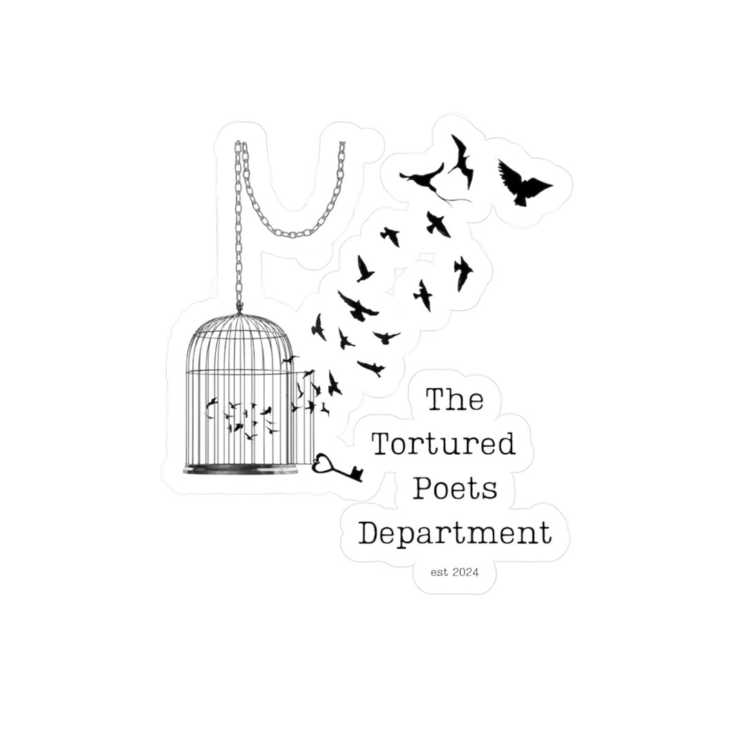 The Tortured Poets Department Est 2024 Kiss-cut Vinyl Decals Sticker - Etsy