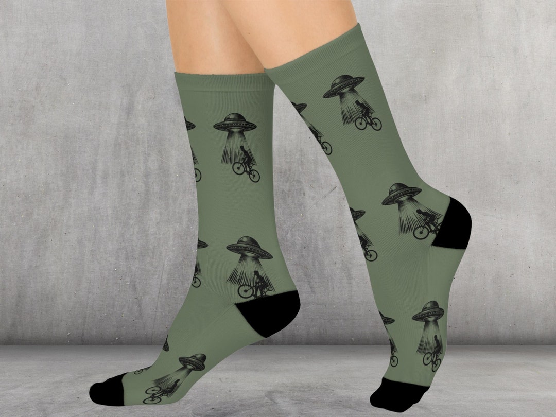 Bike Lovers Gift Socks, UFO Socks, Cyclist Gift, Funny Gift for Cyclist ...