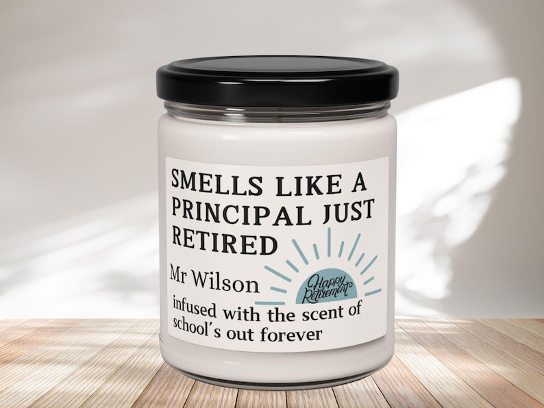 Custom Teacher Retirement Gift, Retirement Gift for Principal Gift ...