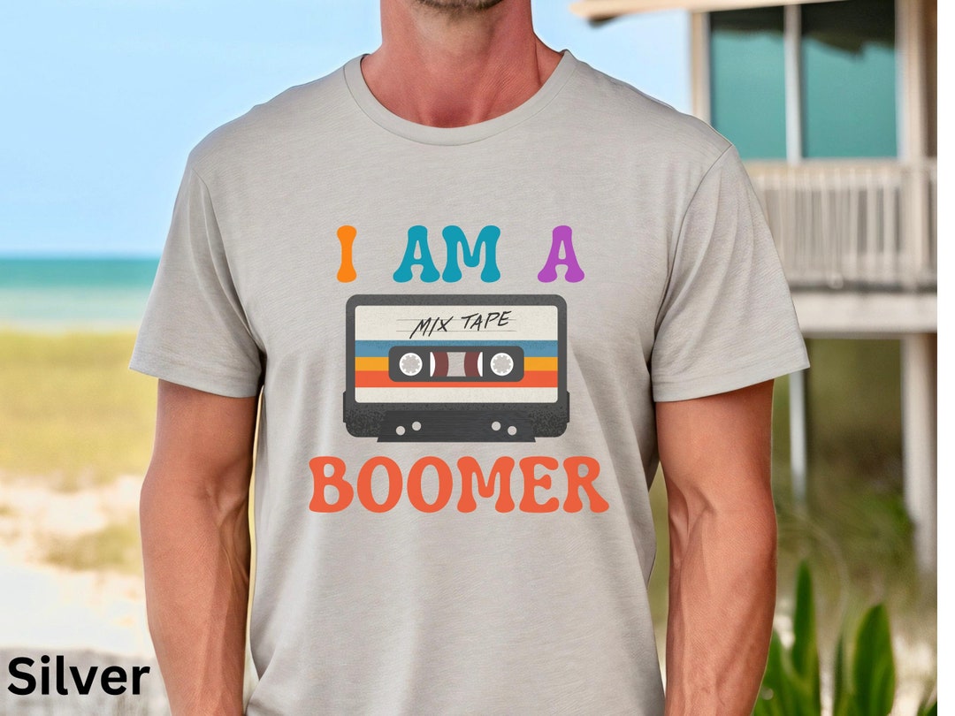 BABY BOOMER 1960s Baby Boomer Tshirt Gift for Boomers Music Shirts ...