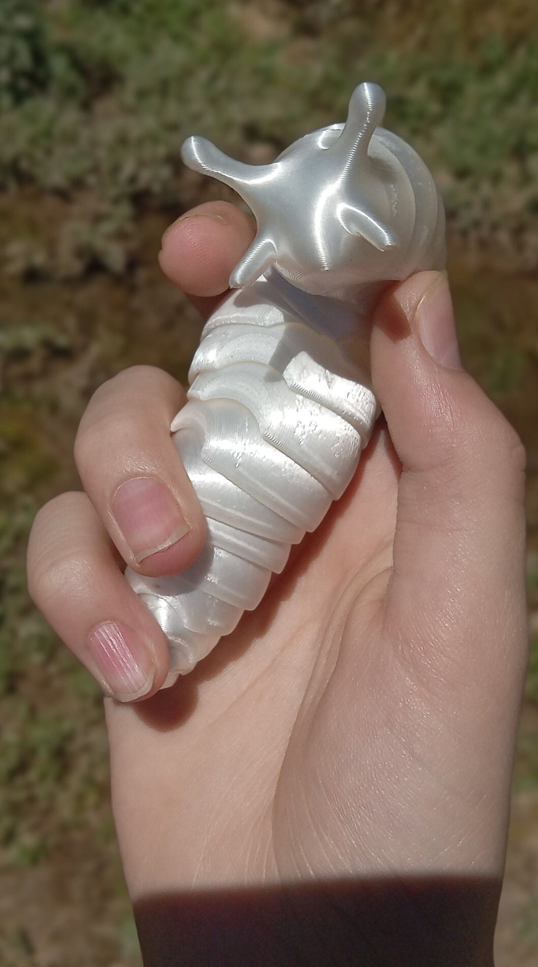 Fidget Slug Toy 3D Printed - 4.5in by 1.5in - 38 Grams - Different ...
