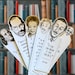Famous Figures Bookmarks - Set of 6 - Etsy