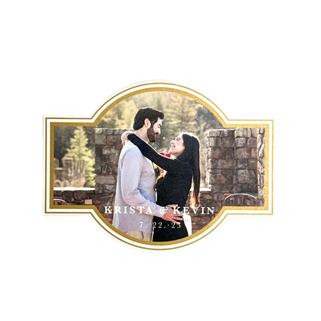 Personalized Beverage Labels - Ribbon - 4.5w X 3.5h - Etsy