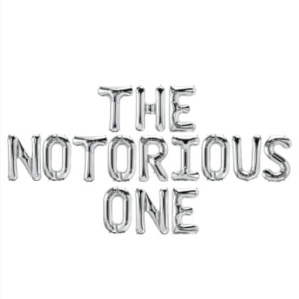 Notorious One Birthday Balloons - Etsy