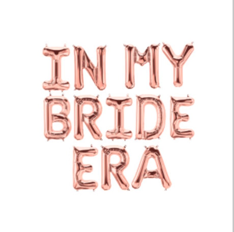 In My Bride Era Balloons Banner Retro Bride Future Mrs Balloon Banner ...