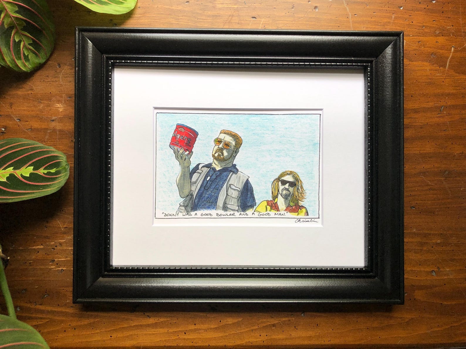 The Big Lebowski "donny Was a Good Bowler and a Good Man" Art Print ...