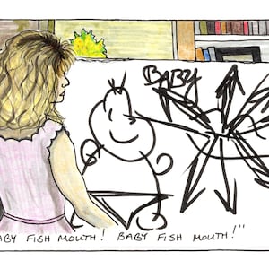 When Harry Met Sally "baby Fish Mouth" Art Print, Sally Albright, Meg ...