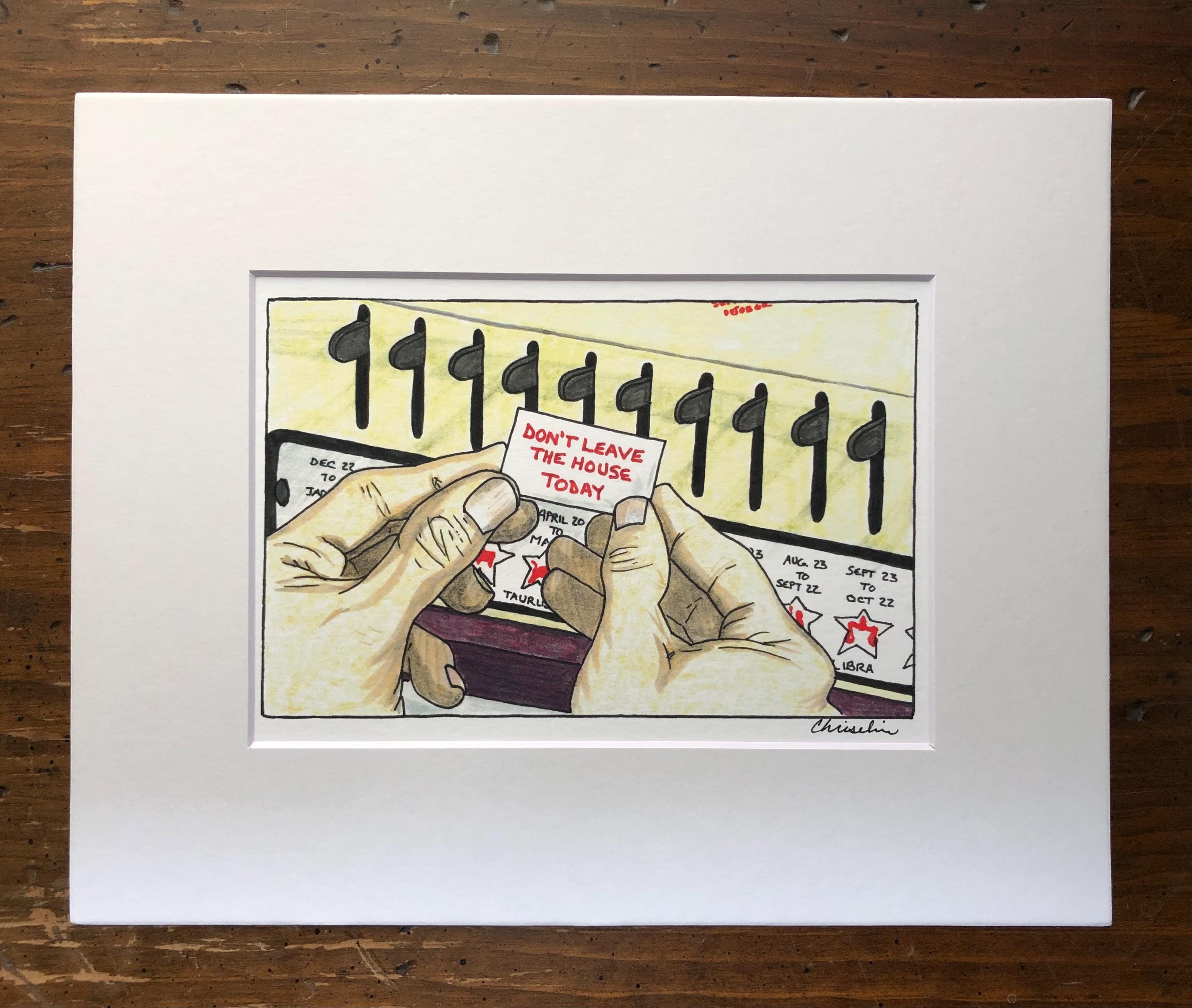 Pee-wee's Big Adventure don't Leave the House Today Art Print Pee-wee ...