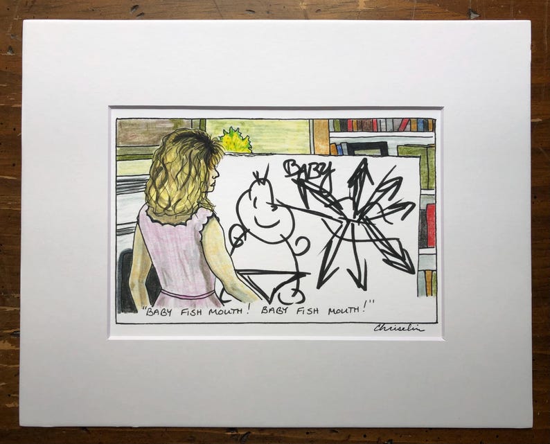 When Harry Met Sally "baby Fish Mouth" Art Print, Sally Albright, Meg ...