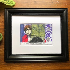 Austin Powers "who Does Number Two Work For?" Art Print, International ...