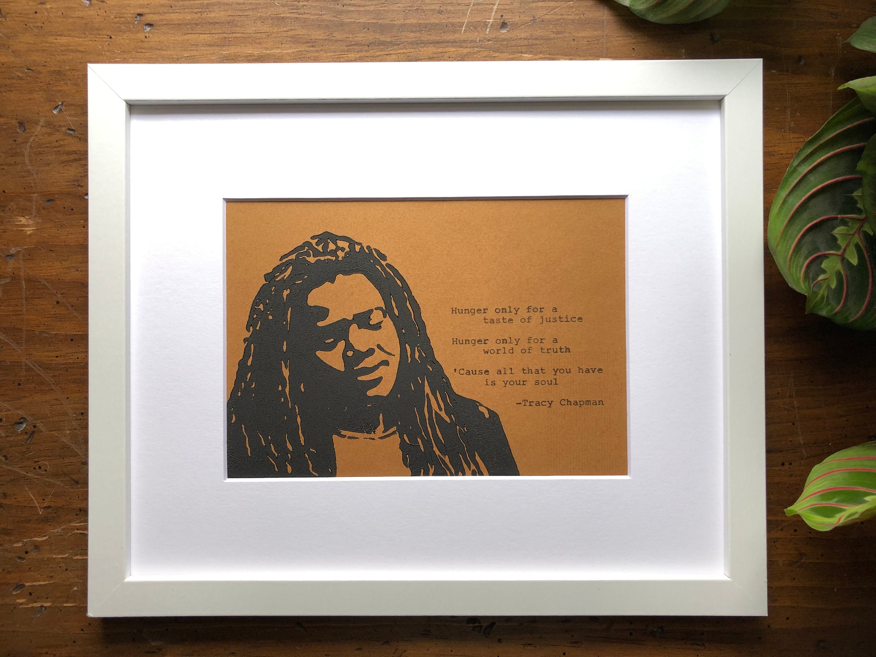 Tracy Chapman Blockprint - Etsy