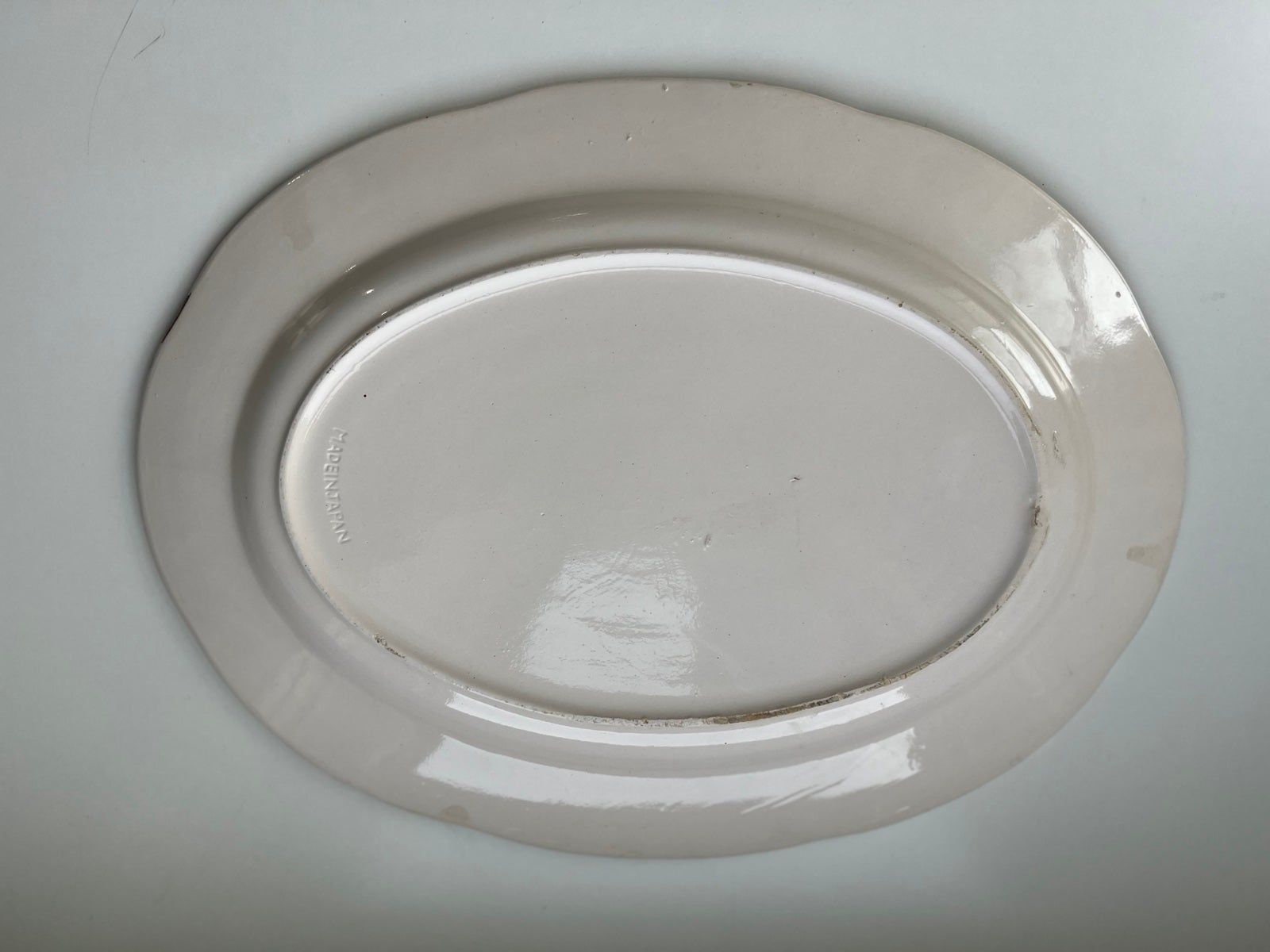 1960s Japanese Ironstone Transfer Ware Turkey Platter Plate Made in ...