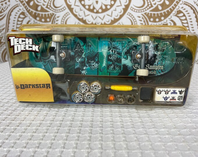 Vintage Tech Deck Darkstar Skateboards Deck Kit rare Never Been Opened ...