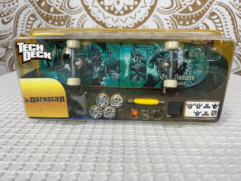 Vintage Tech Deck Darkstar Skateboards Deck Kit rare Never Been Opened ...