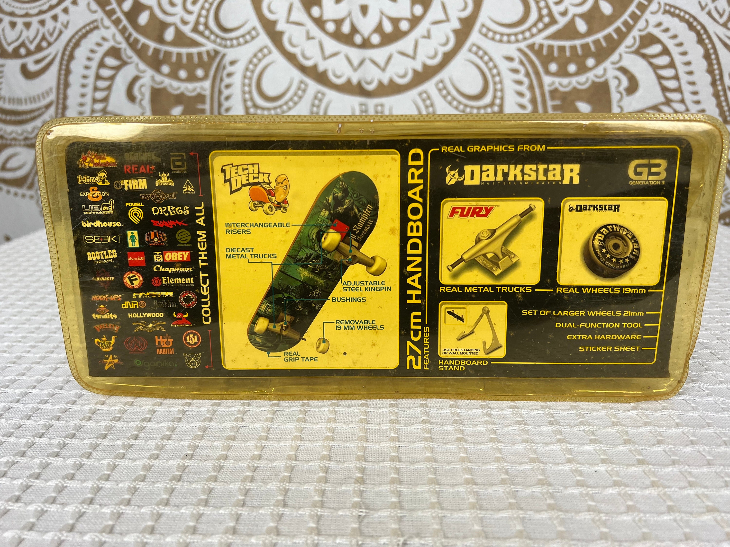 Vintage Tech Deck Darkstar Skateboards Deck Kit rare Never Been Opened ...