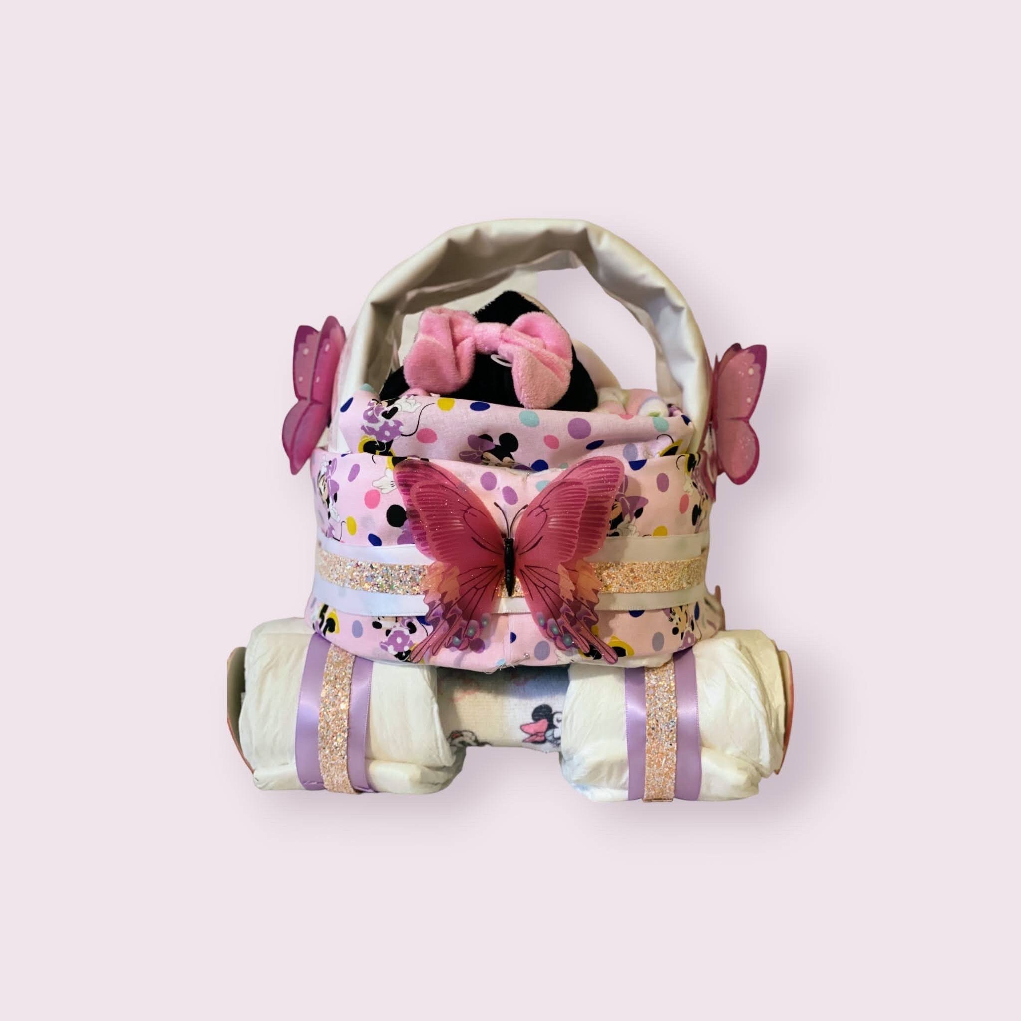 Diaper Carriage Cake | Diaper Carriage | Diaper Stroller | Baby Shower ...