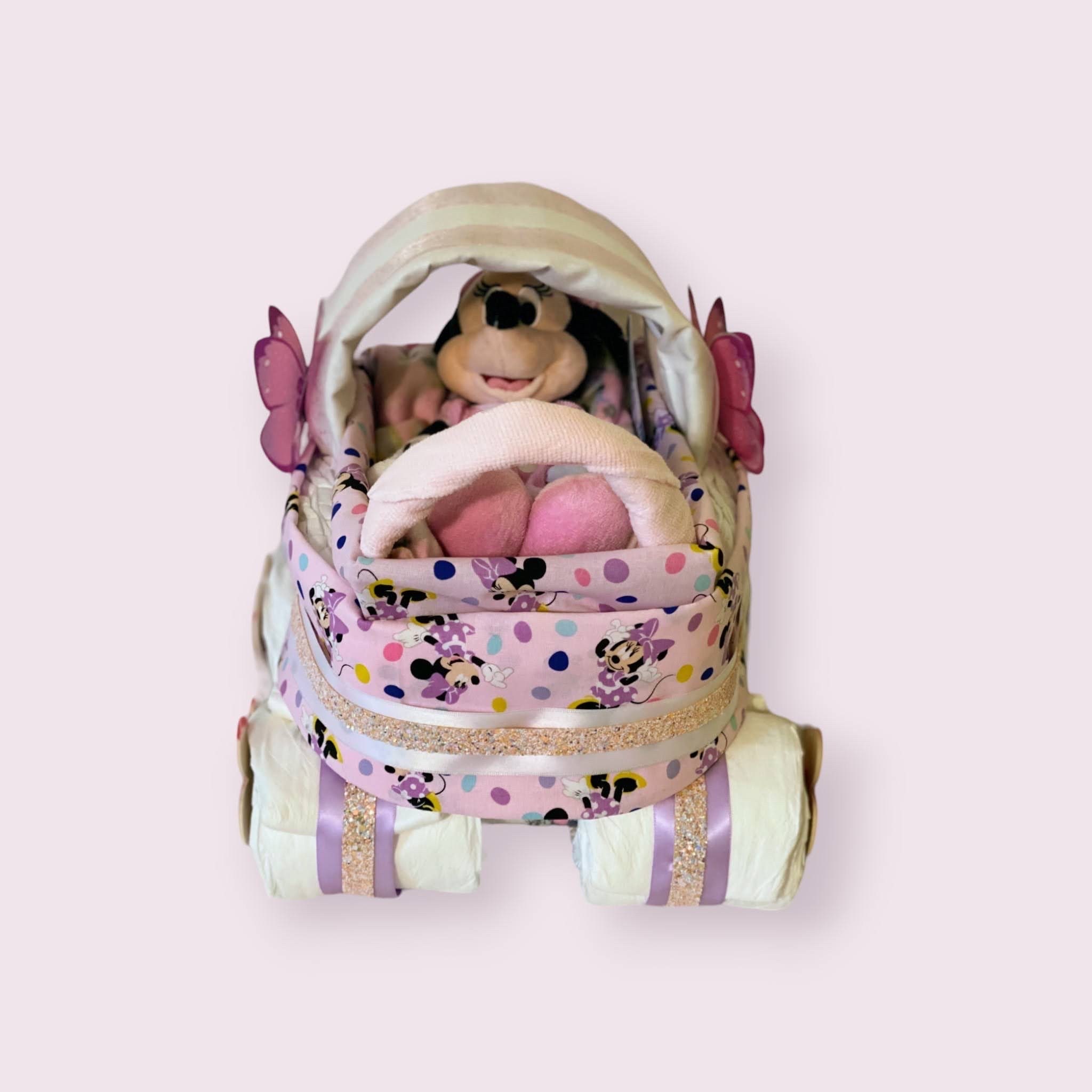 Diaper Carriage Cake | Diaper Carriage | Diaper Stroller | Baby Shower ...