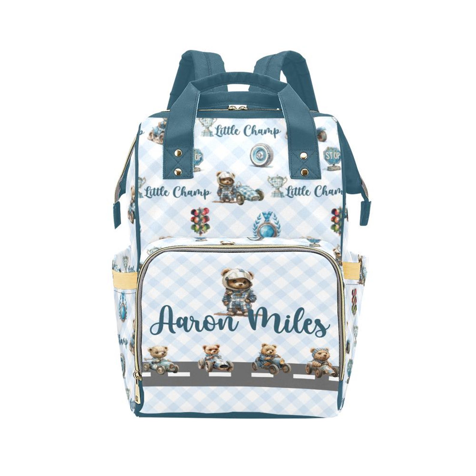 Personalized Diaper Bag Backpack Muscle Cars Backpack Diaper Bag ...