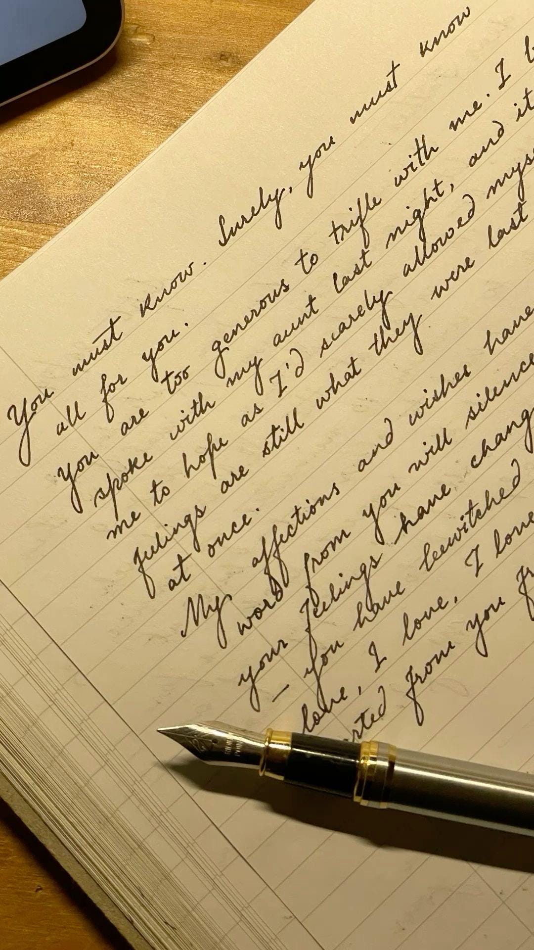 Handwriting Analysis- Gold - Etsy