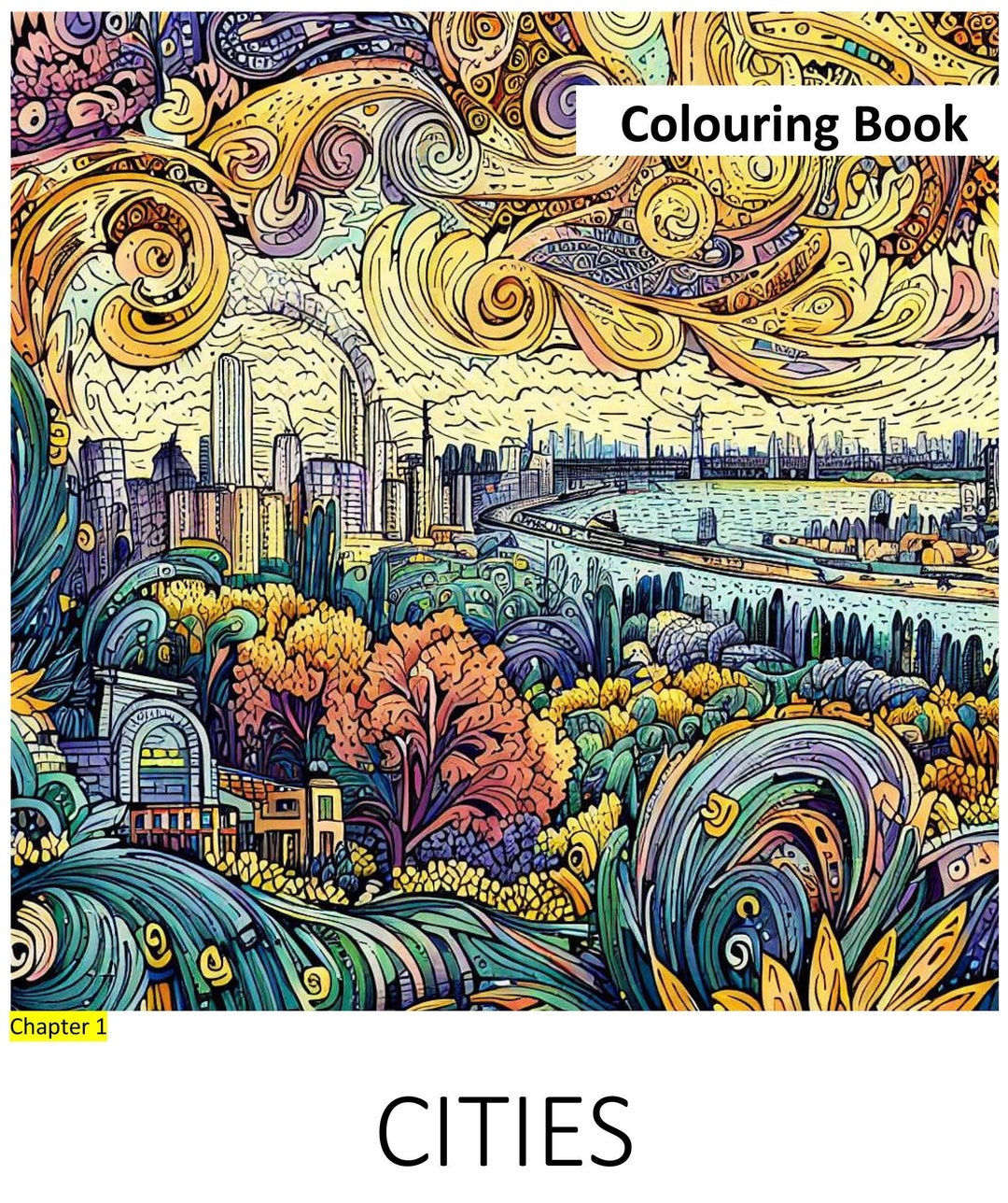 Captivating Cities Coloring Book - Etsy