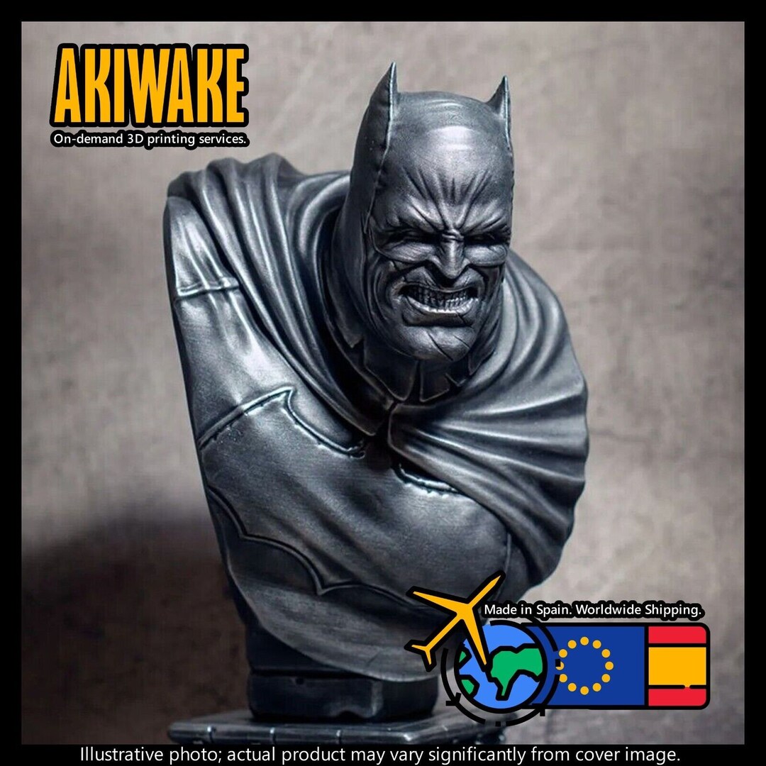 The Dark Knight Bust BATMAN Bust 24cm 95 Inch VERY LARGE - Etsy
