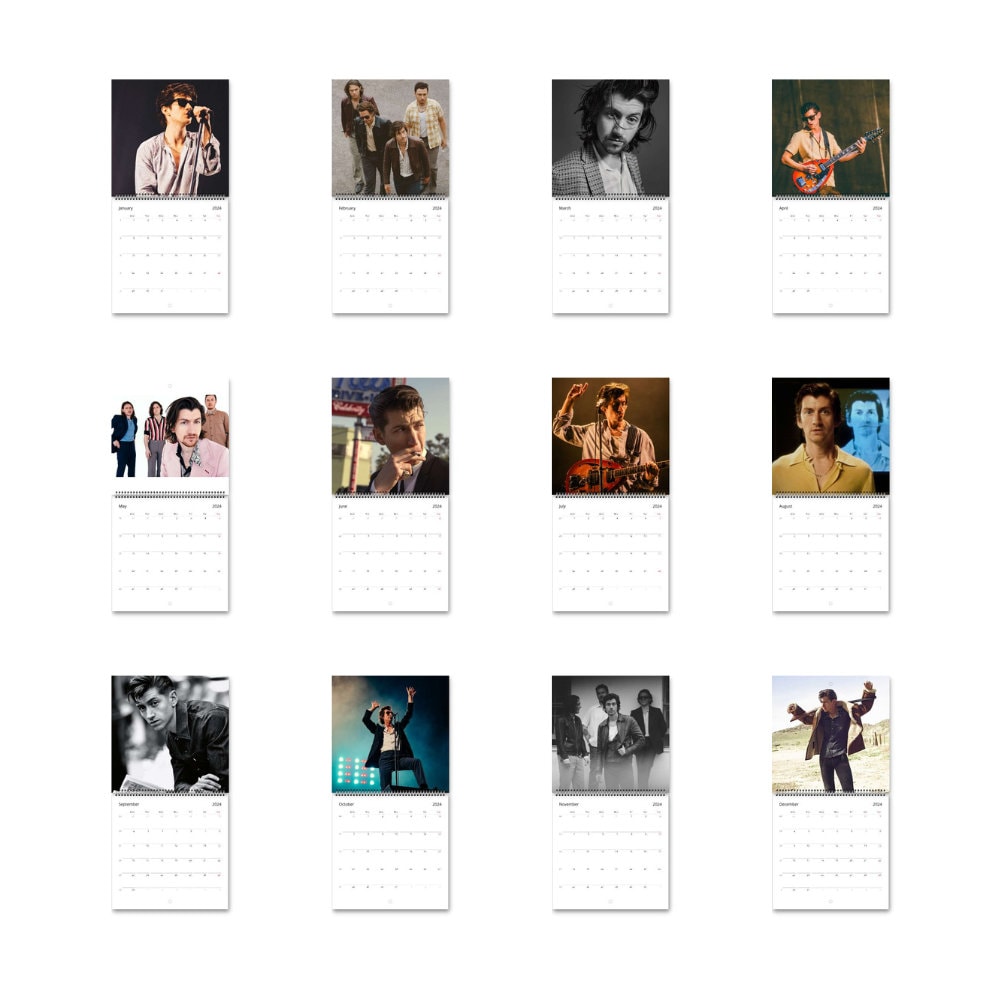 Alex Turner Calendar Vol.1 - 2024 Calendar, Wall Calendar 2024 sold by ...