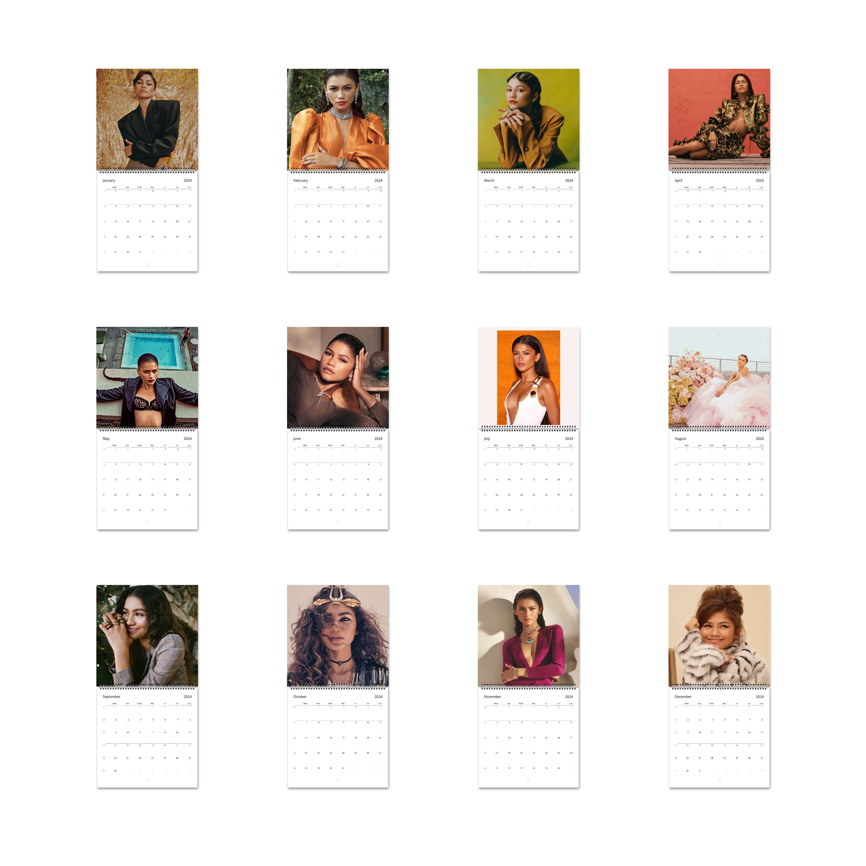 Zendaya Calendar Vol.1 - 2024 Calendar, Wall Calendar 2024 sold by ...