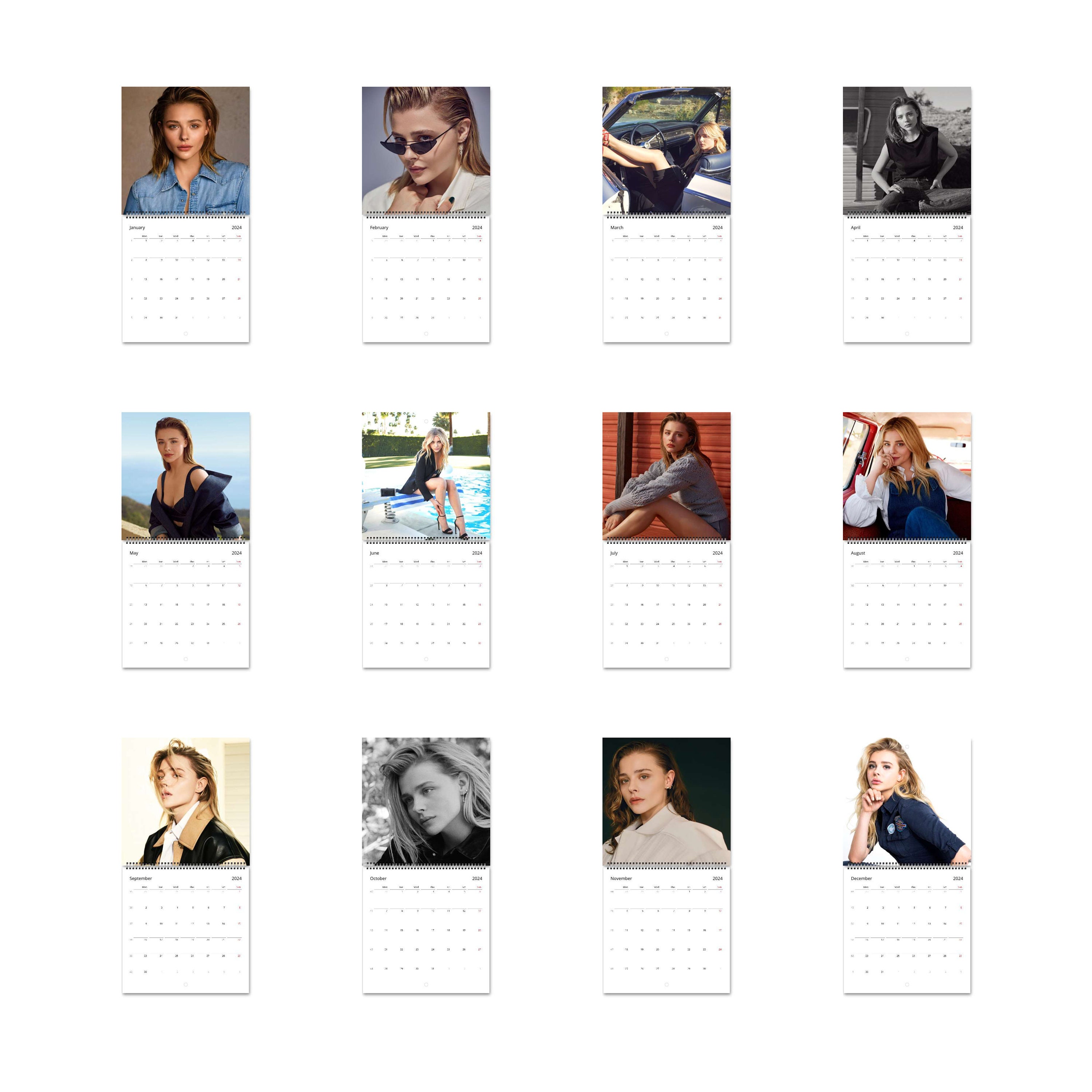 Chloe Grace Moretz Calendar Vol.1 2024 Calendar, Wall Calendar 2024 ...
