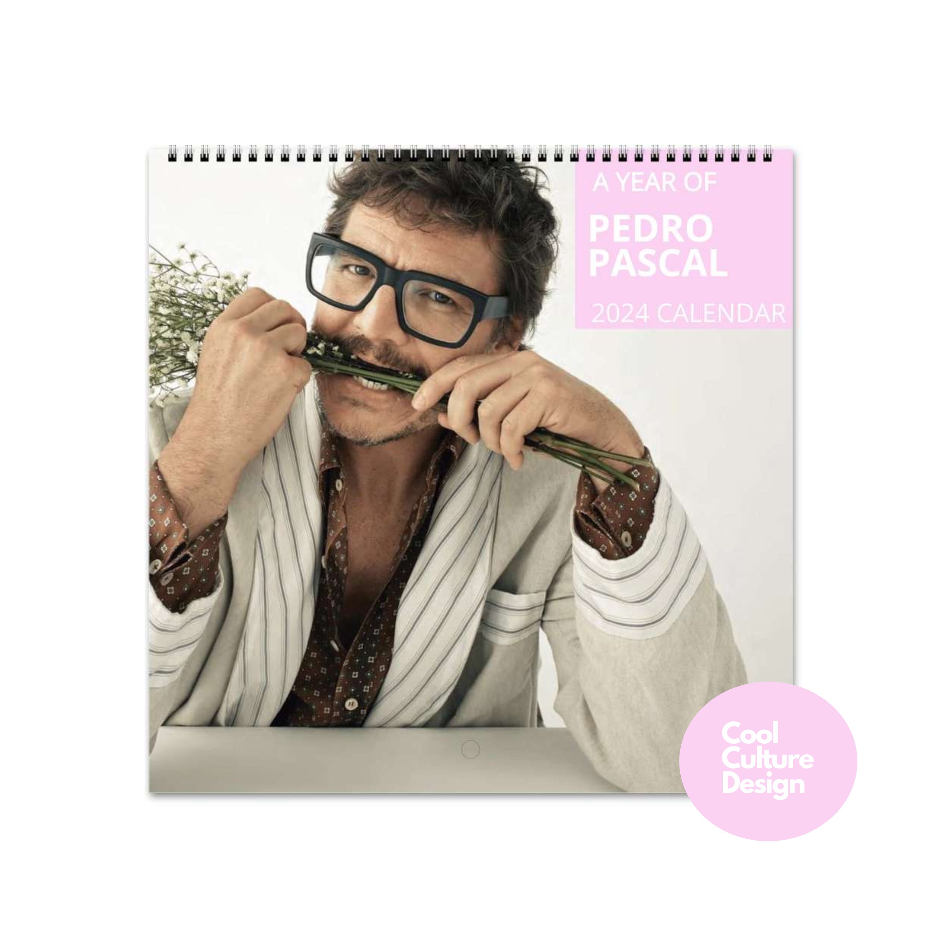 Calendrier Pedro Pascal Vol.2 - Calendrier 2024, Calendrier Mural 2024 ...